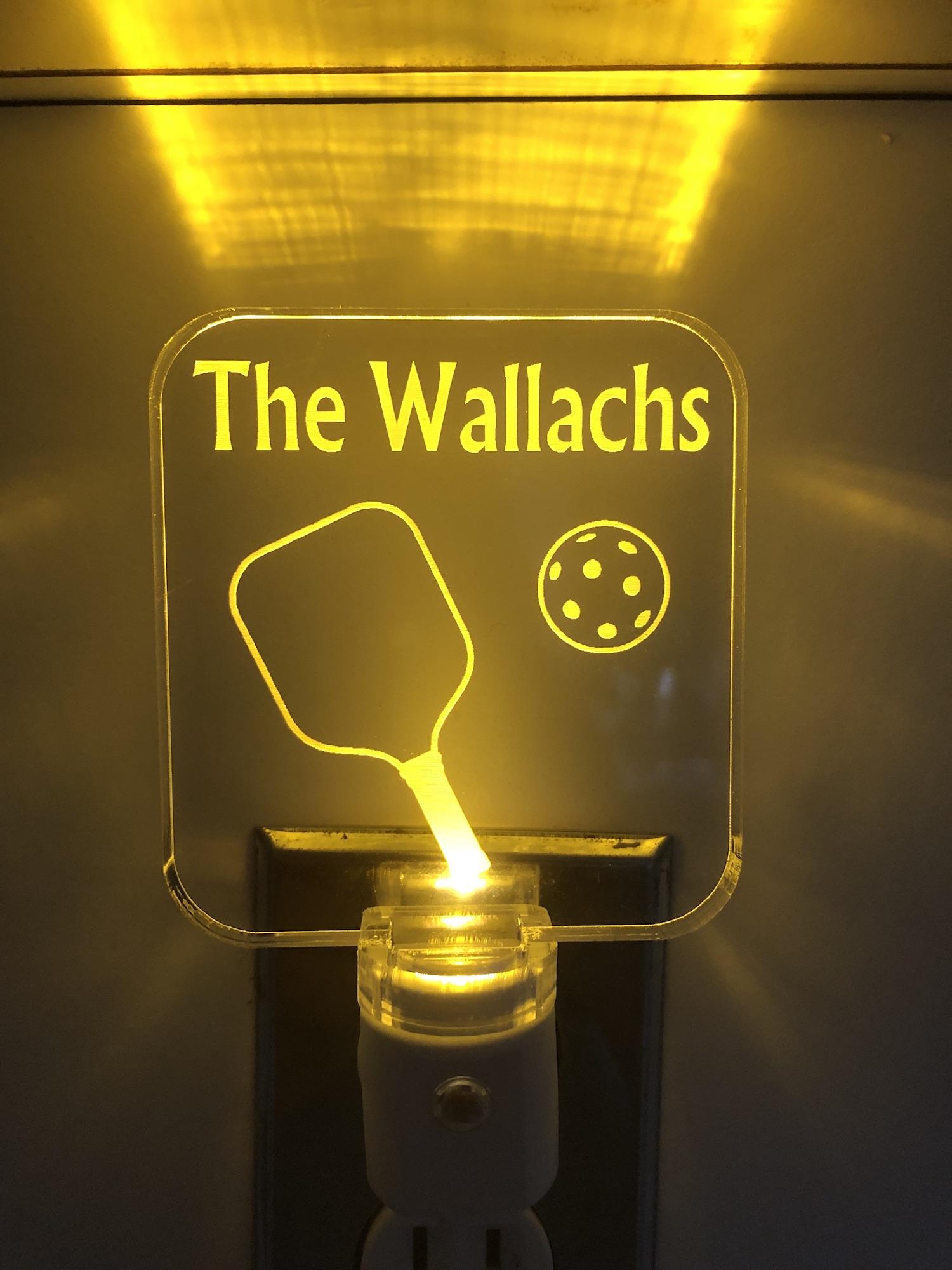 Pickleball LED Night Light