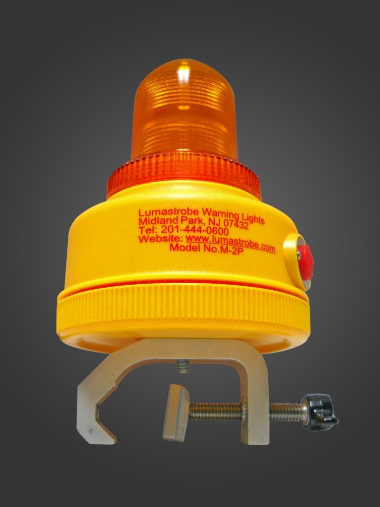 Portable Strobe Beacon M-2P-RM Rail Mount Base
