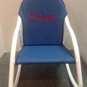 Denim Rocking Chair