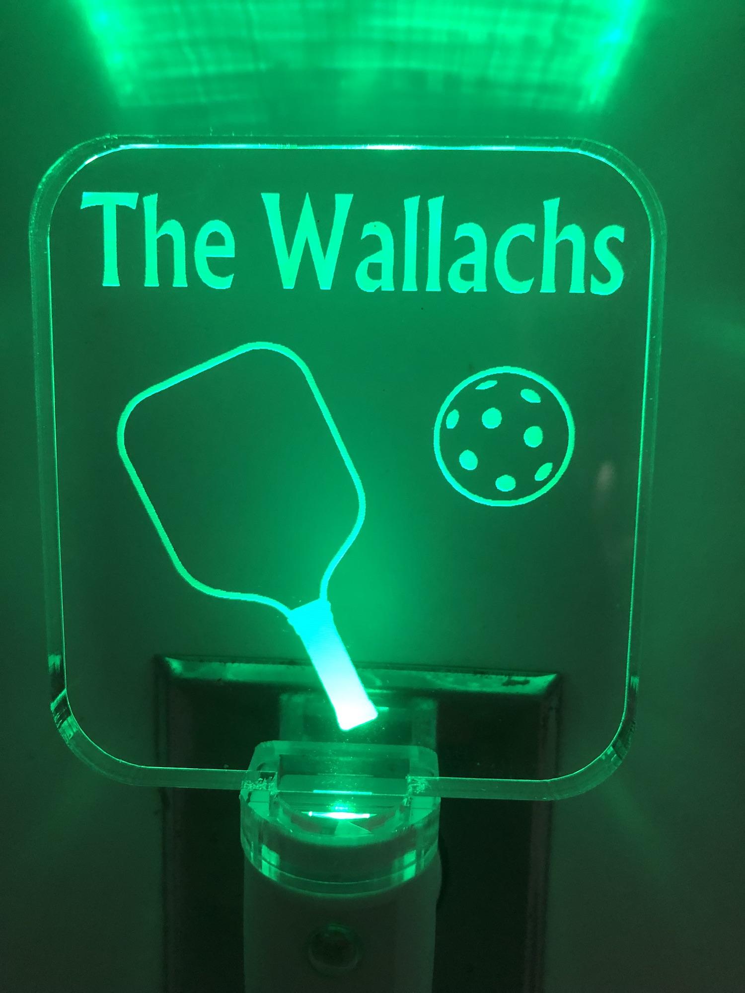 Pickleball LED Night Light