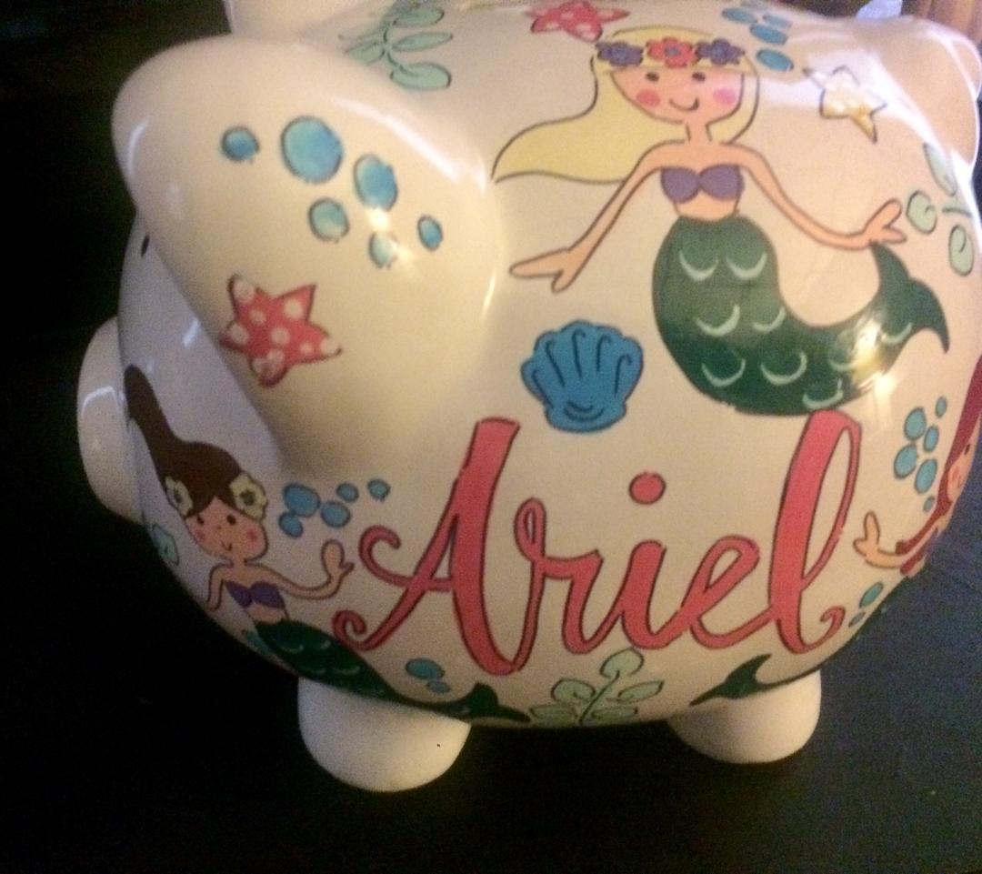 Mermaid Piggy Bank