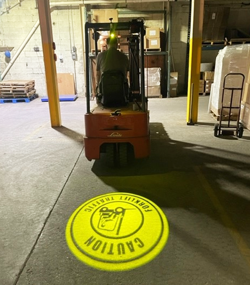 Forklift Projector Warning Light