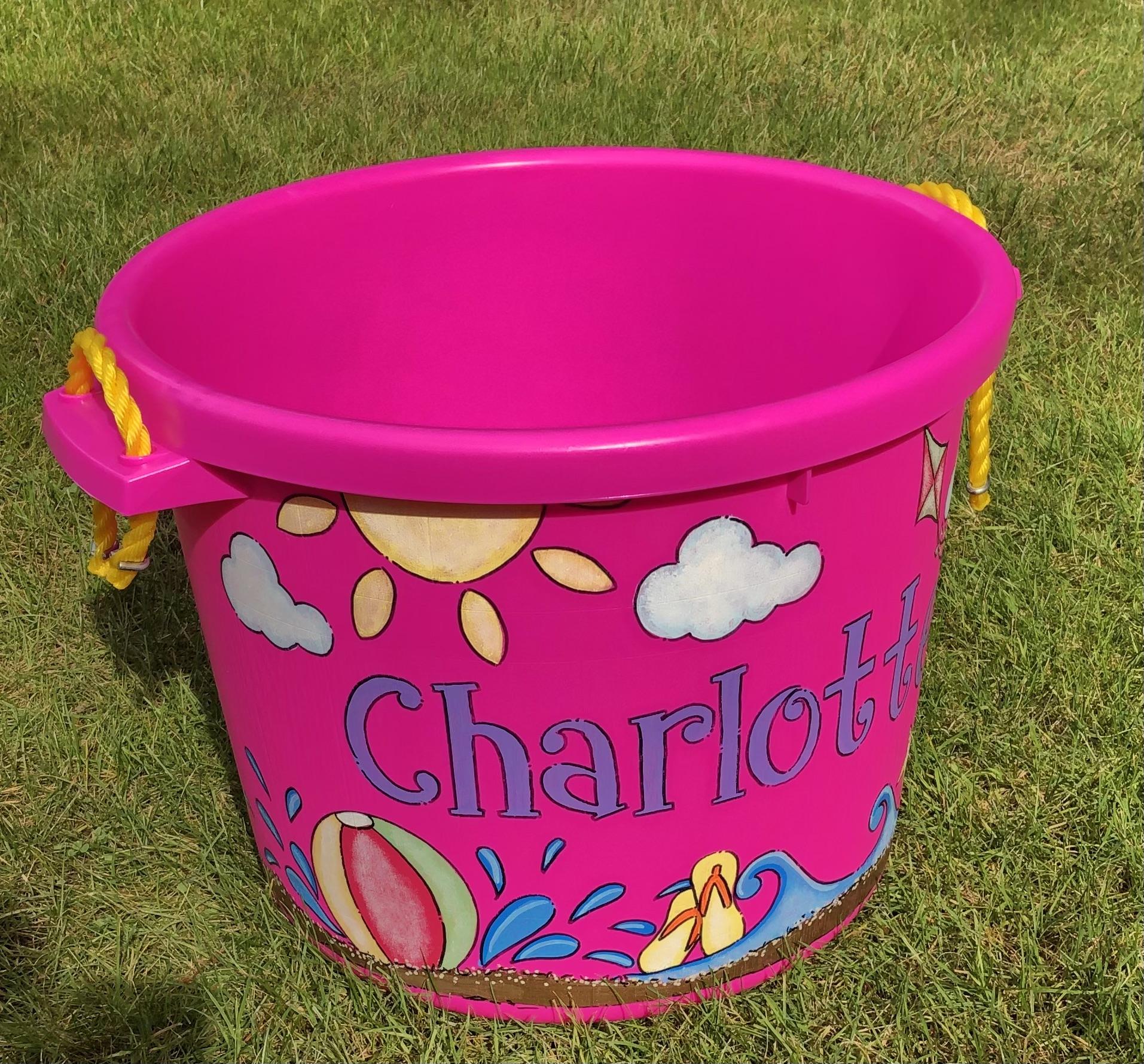 Beach Theme Toy Bucket