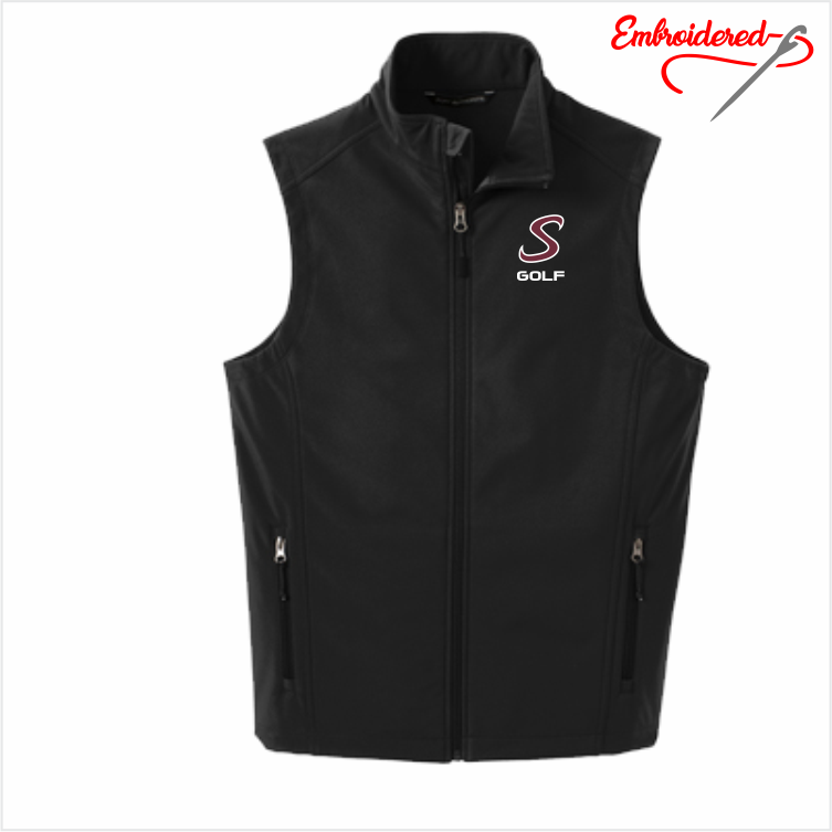 SHS GOLF 2024: BLACK SOFT SHELL VEST