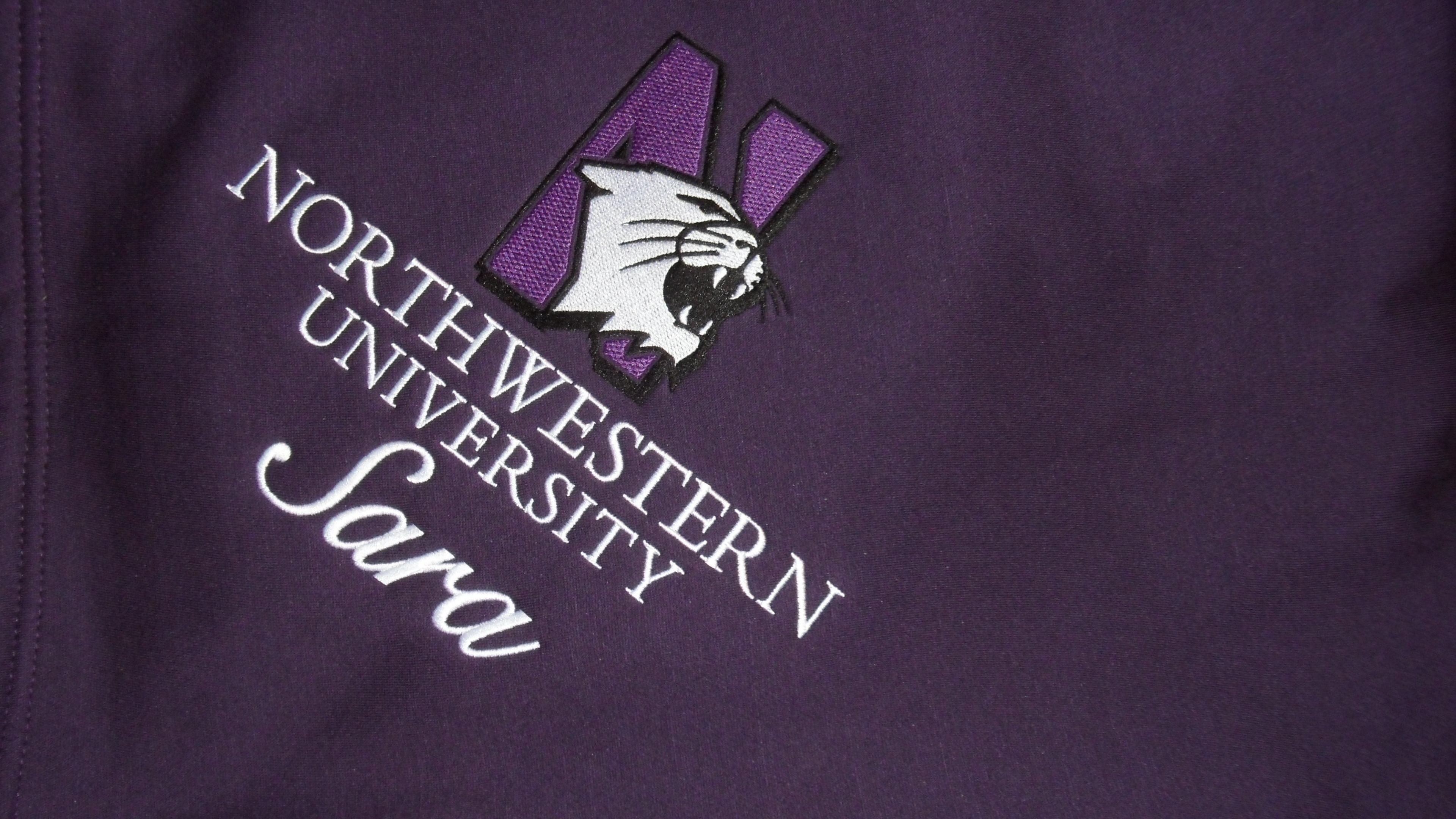 College Blanket Northwestern