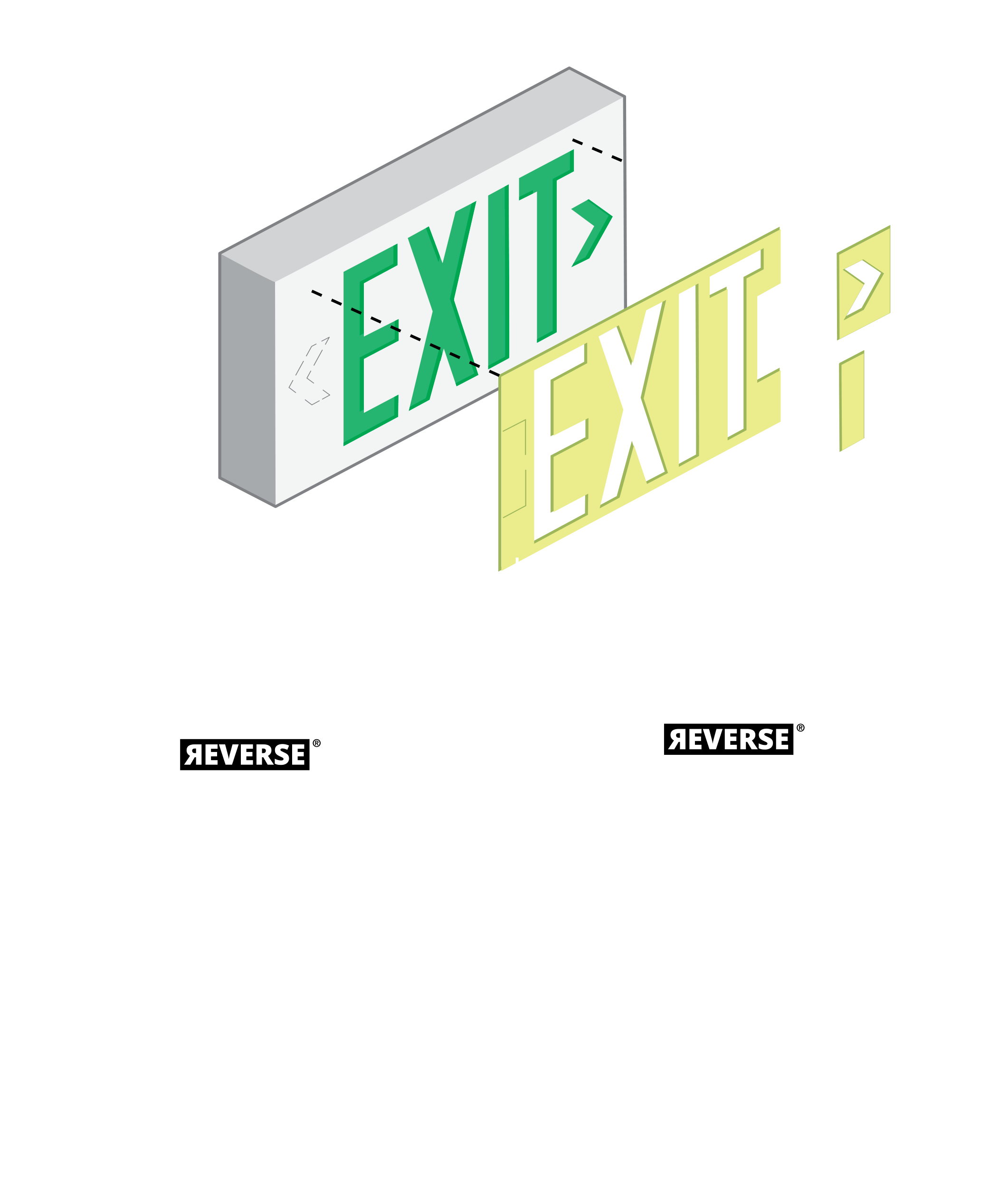 Glow In the Dark Exit Door Retrofit Kit