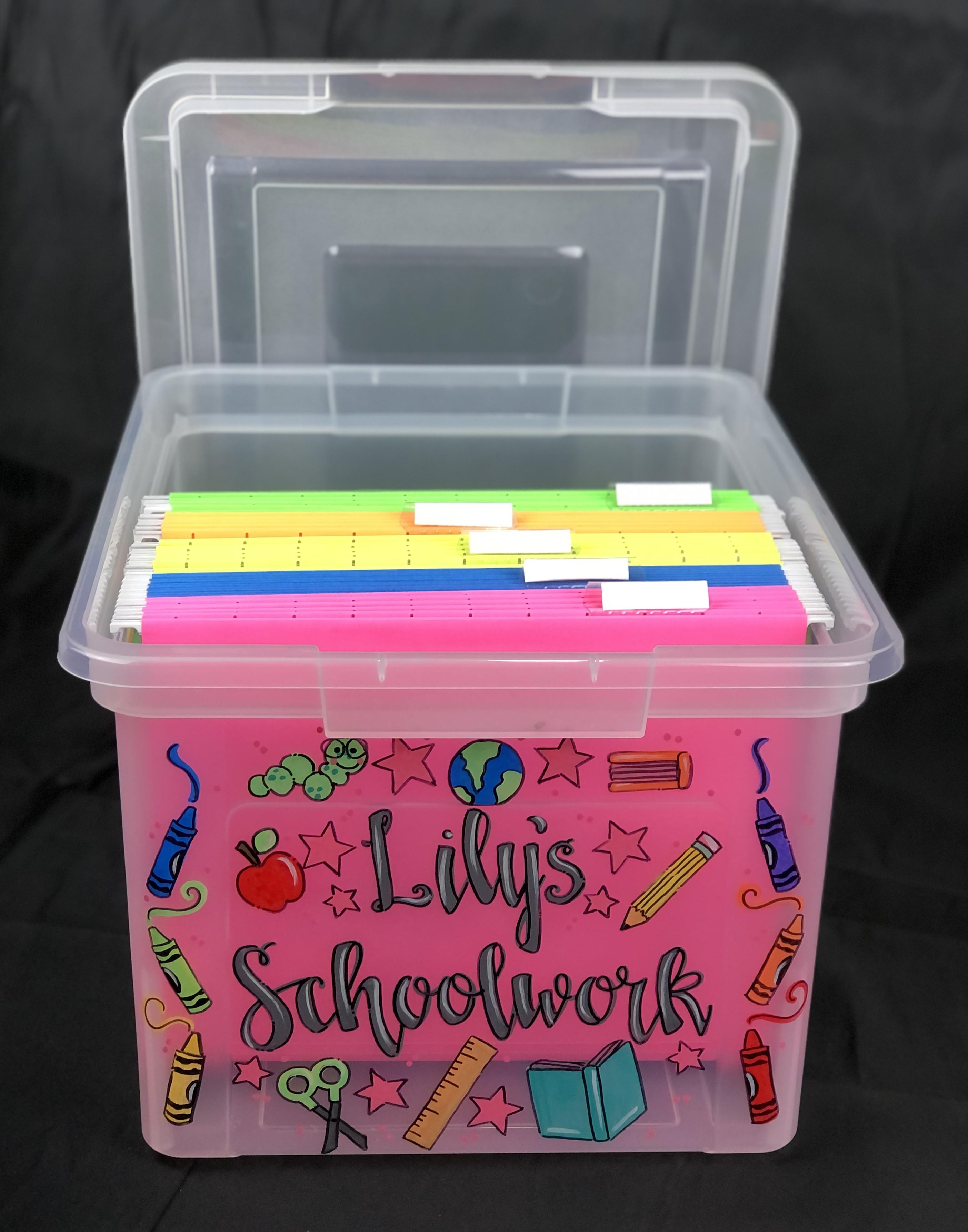 School File Box