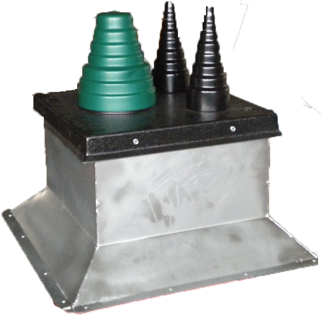 Custom Pipe Sleeve Curbs from L-Arden - Custom Curb Cover, Pipe Sleeve ...