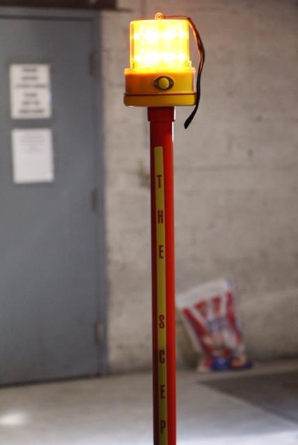 Pole Mounted Warning Light- The Scepter - (Remote optional)