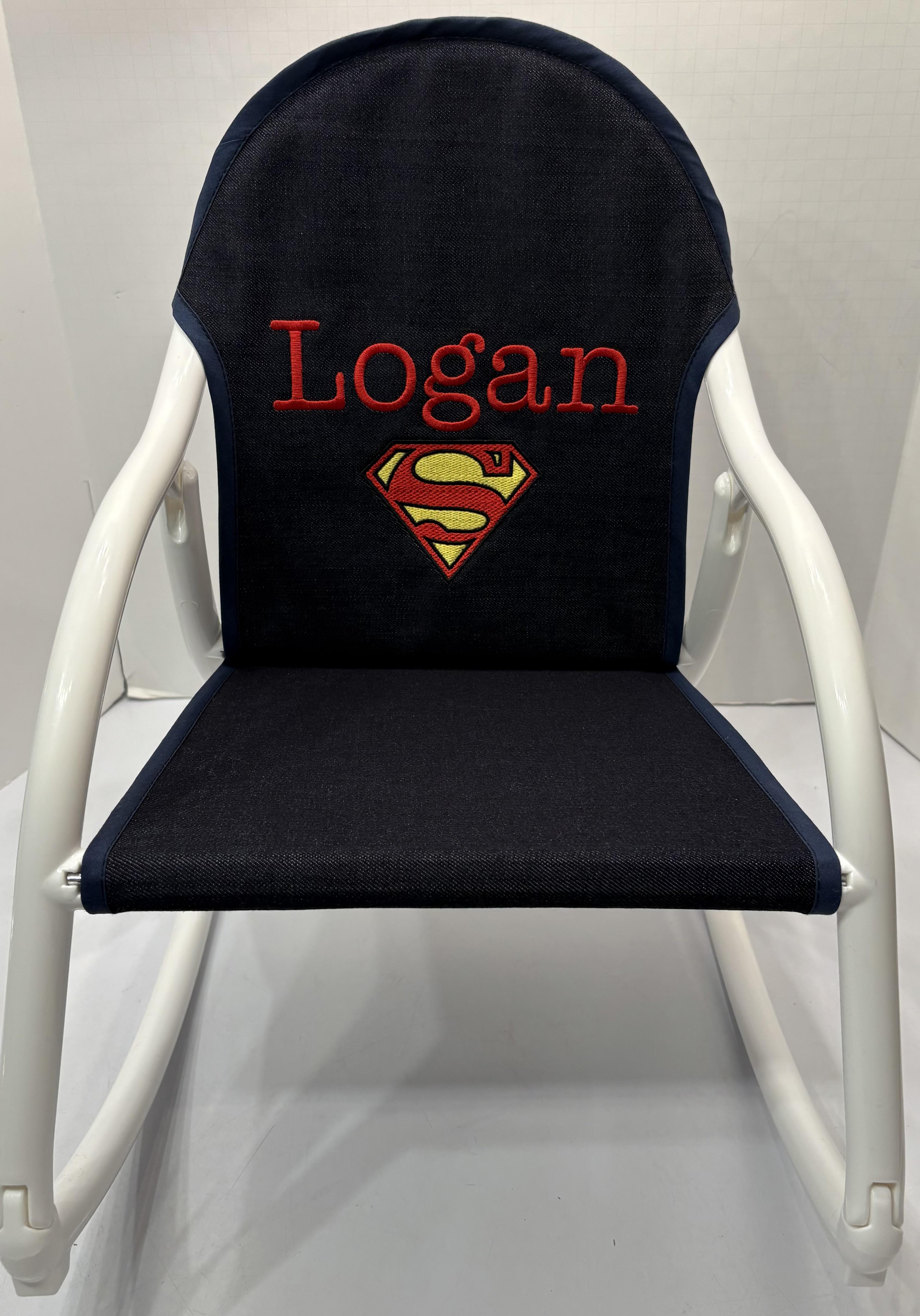 Superman Rocking Chair - Denim Canvas