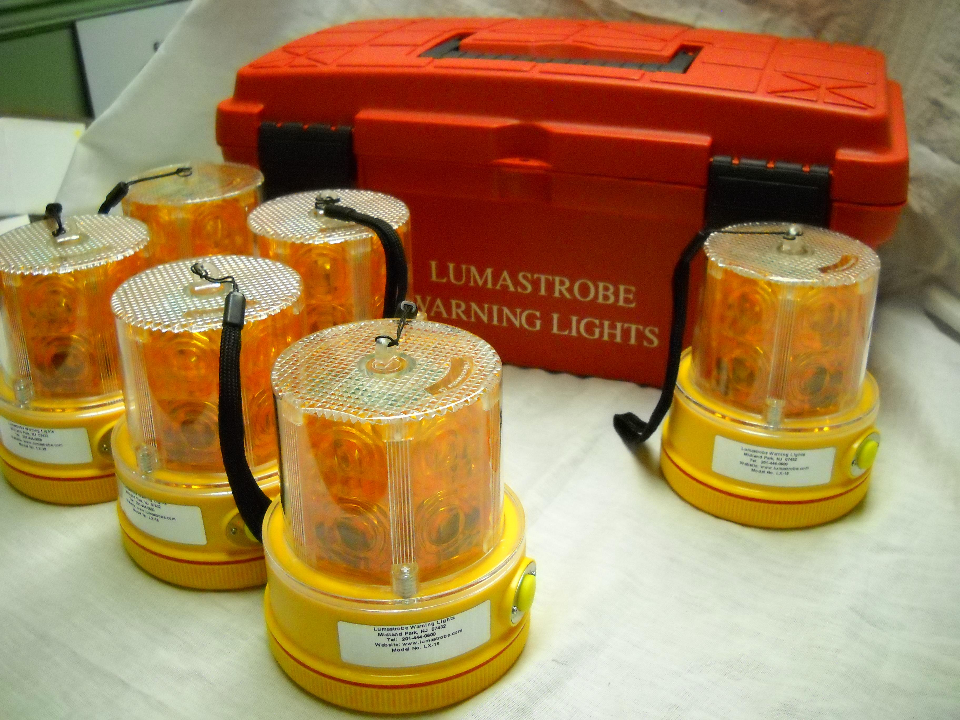 6 Pack LX-18 Warning Beacon